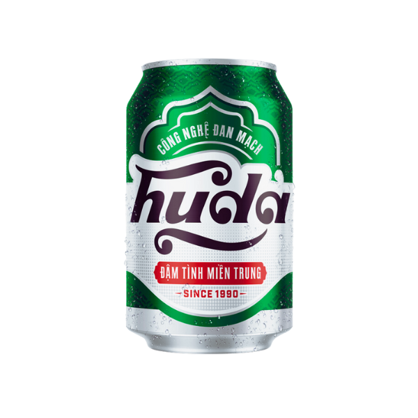 Lon Bia Huda 330ml - Hương Vị Đặc Trưng Đến Từ Miền Trung Việt Nam
