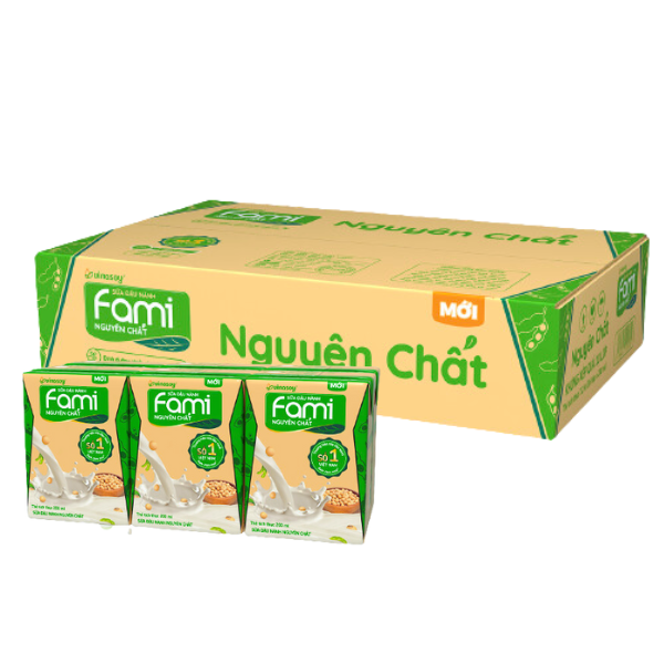 Thùng 36 Hộp Sữa Đậu Nành Nguyên Chất Fami 200ml - Lựa Chọn Dinh Dưỡng ...